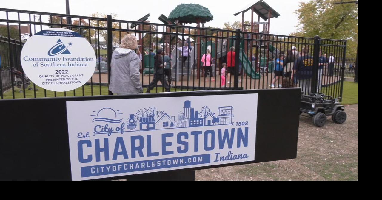 Inclusive playground opens at Greenway Park in Charlestown, Indiana ...