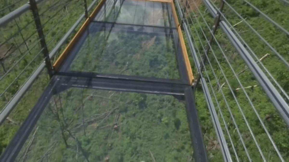 Longest pedestrian bridge in North America opens in Gatlinburg ...