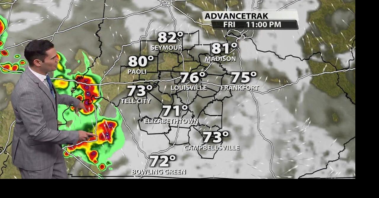WDRB Meteorologist Rick DeLuca's Louisville weather forecast for Friday ...