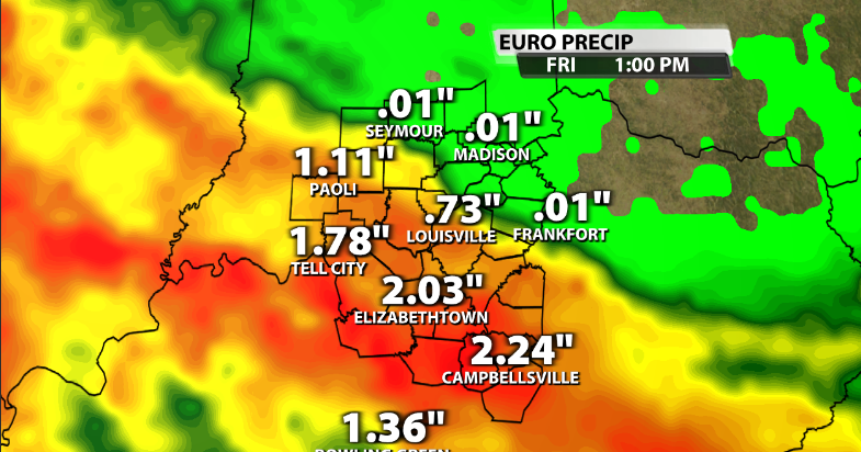 Rain chances to increase late week | Weather Blog | wdrb.com