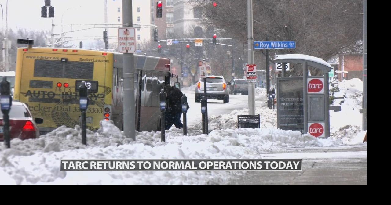 TARC returns to normal schedule after weather delays | | wdrb.com