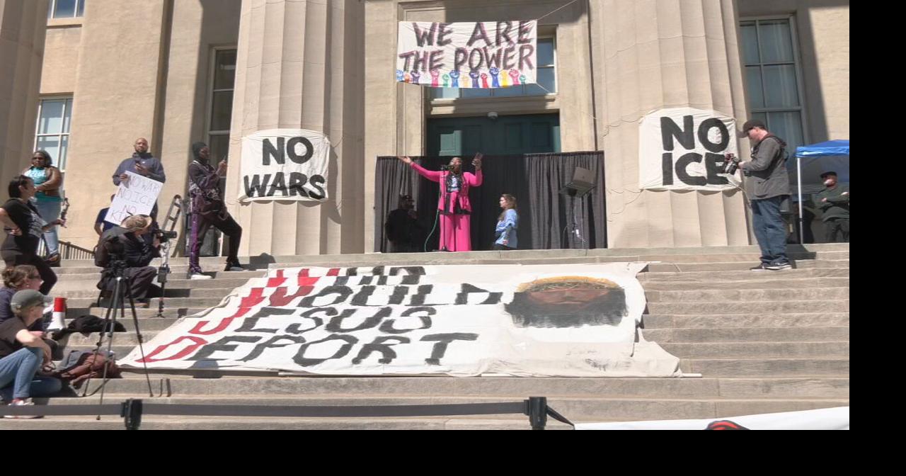 Hundreds gather in downtown Louisville for national No Kings protest ...