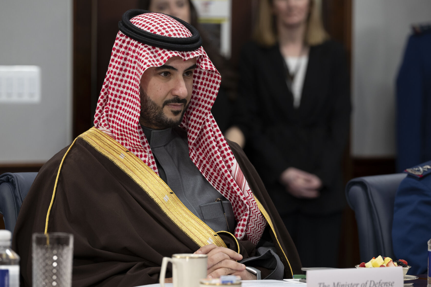 Saudi Arabia Minister of Defense Prince Khalid bin Salman Al Saud ...