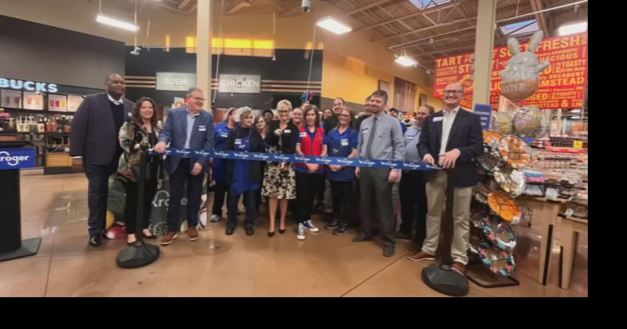 Kroger holds grand reopening of its store on Boone Station Road in ...