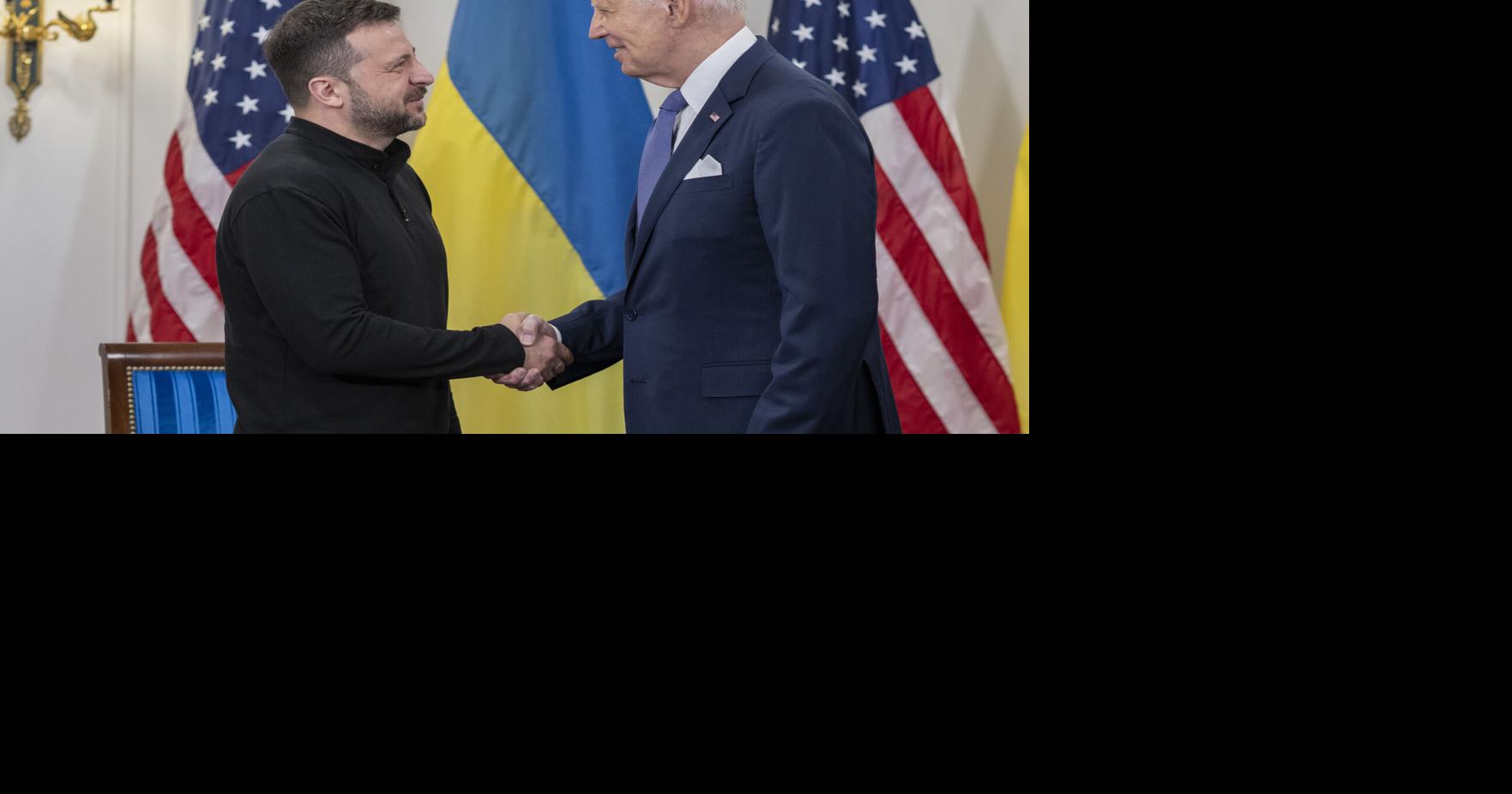 POTUS Hosts Bilateral Exchange with Ukrainian President Volodymyr ...