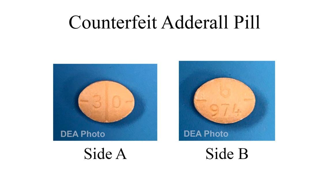 DEA warns public about lookalike Adderall pills that contain meth ...