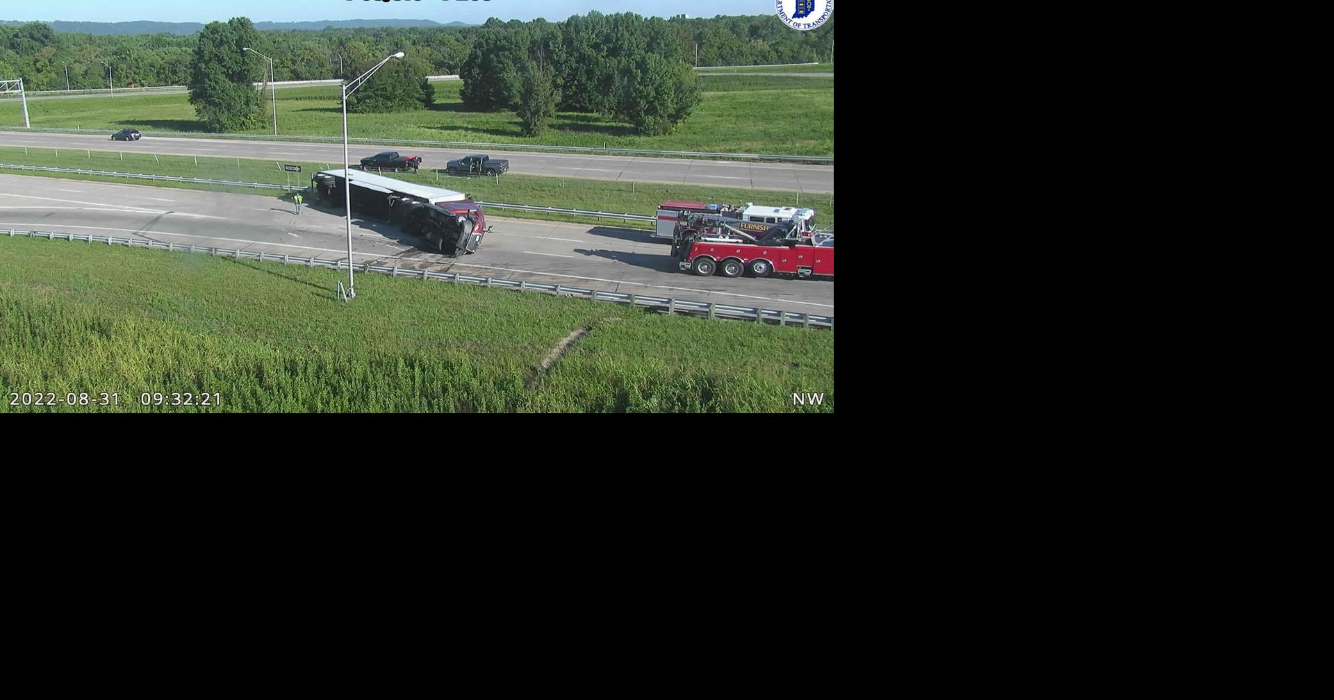 Interstate reopens after semi overturned on I-265 in Clark County ...