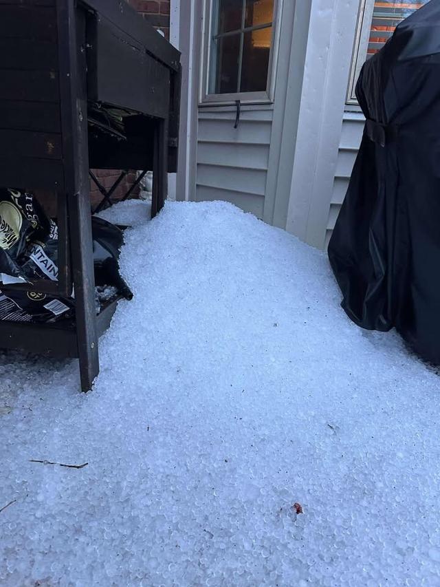 IMAGES | Severe hailstorm strikes Kentuckiana area with large ice ...