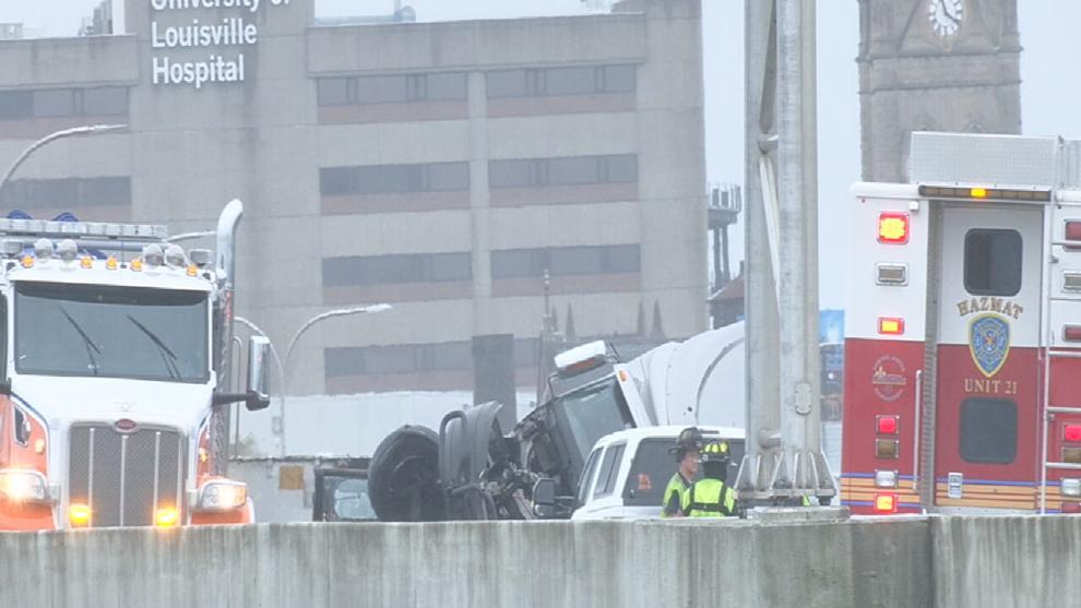 All lanes of Interstate 65 southbound reopen near downtown Louisville after crash | Local News ...