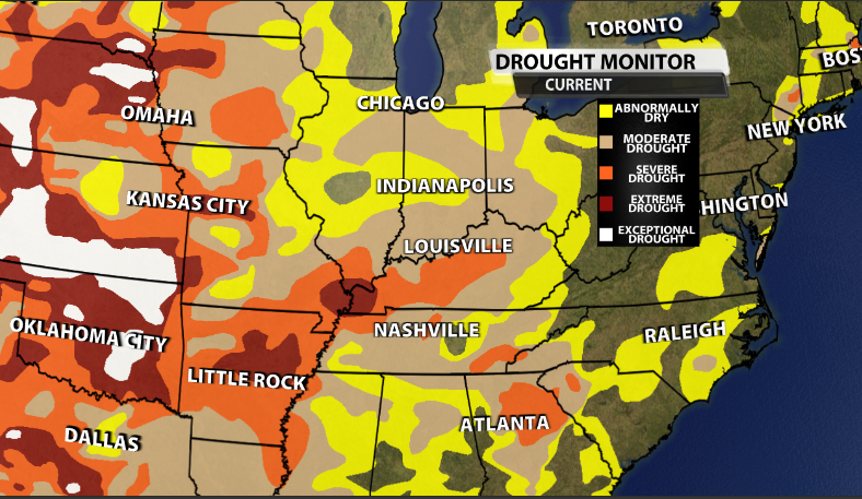 Parts of our area now in a severe drought | Weather Blog | wdrb.com