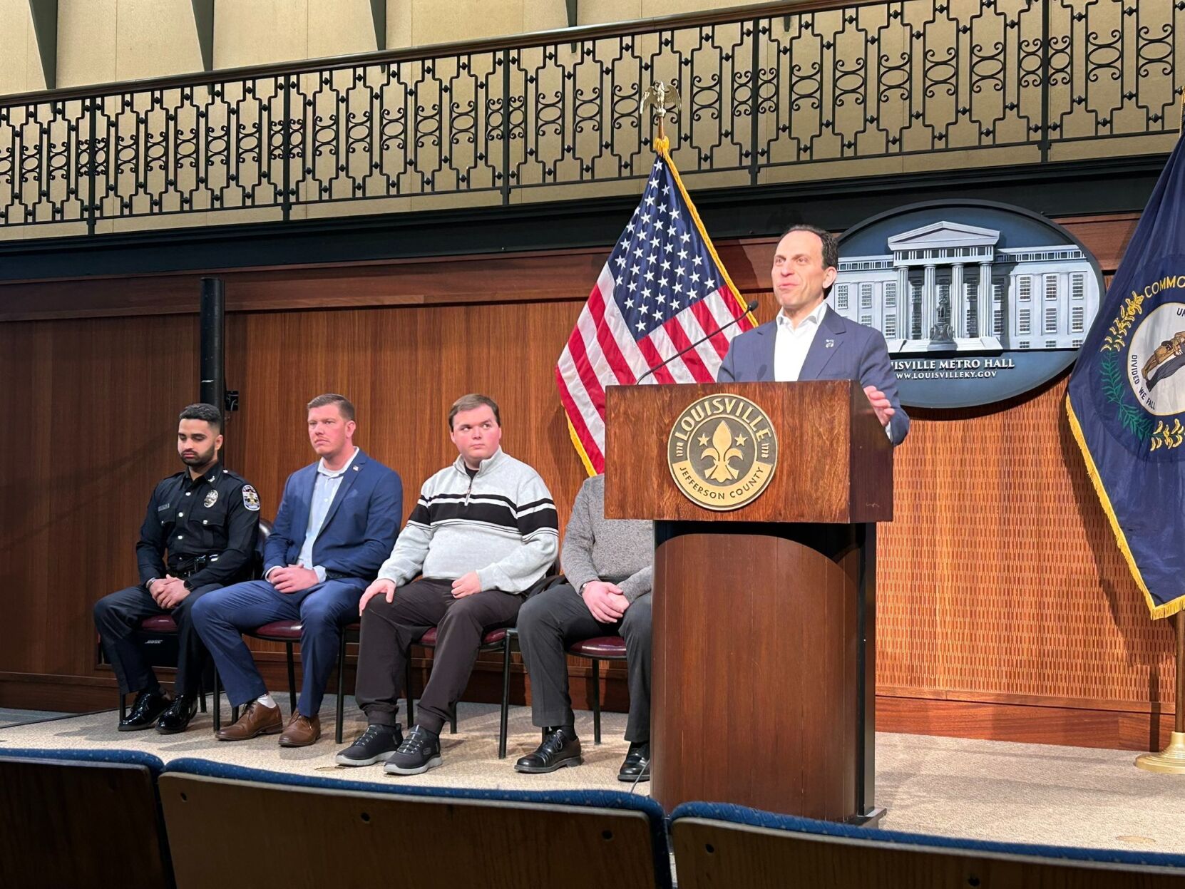 Louisville mayor honors 4 'inspiring' LMPD officers shot in the line of ...