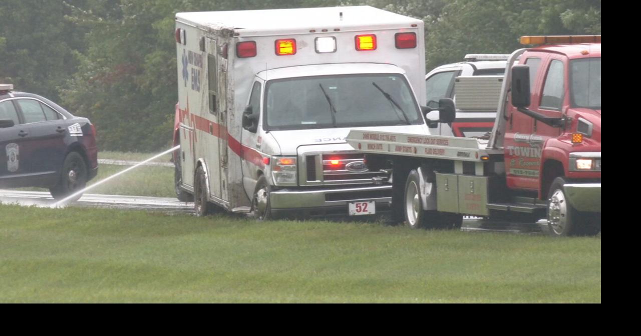 No one injured after ambulance crash in southern Indiana Monday ...