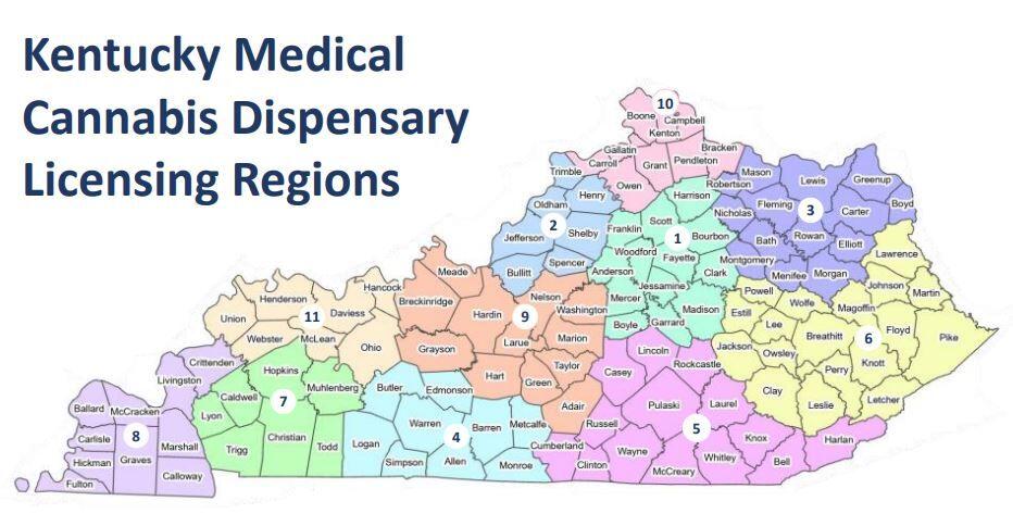 Kentucky awards 1st medical cannabis licenses to 36 dispensaries around ...