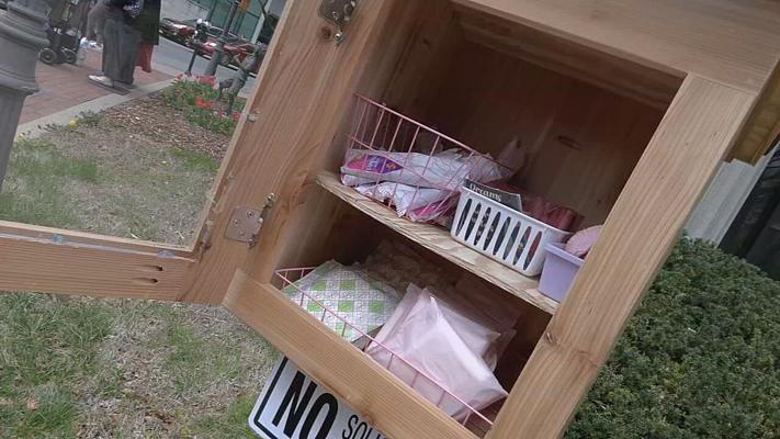 Feminine Hygiene Community Boxes unveiled in downtown Louisville ...