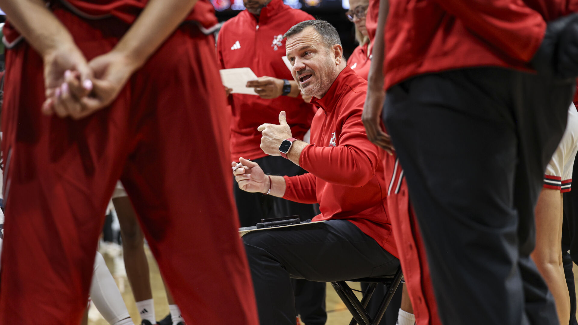 No. 23 Louisville women has 3 starters combine for 37 points in 91-38 ...