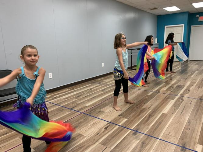IMAGES | Oreya Dance entertains kids with belly dancing lessons | | wdrb.com