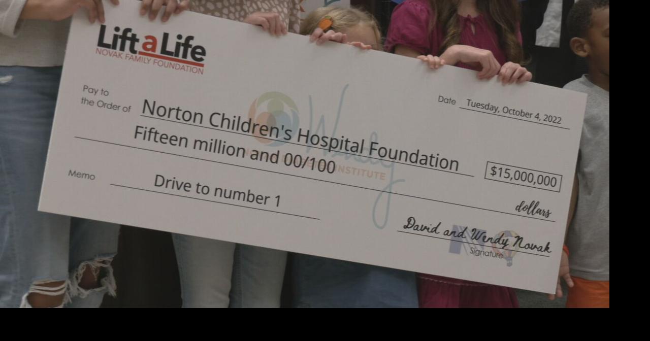 Norton Children's to use $15 million donation to expand Wendy Novak ...