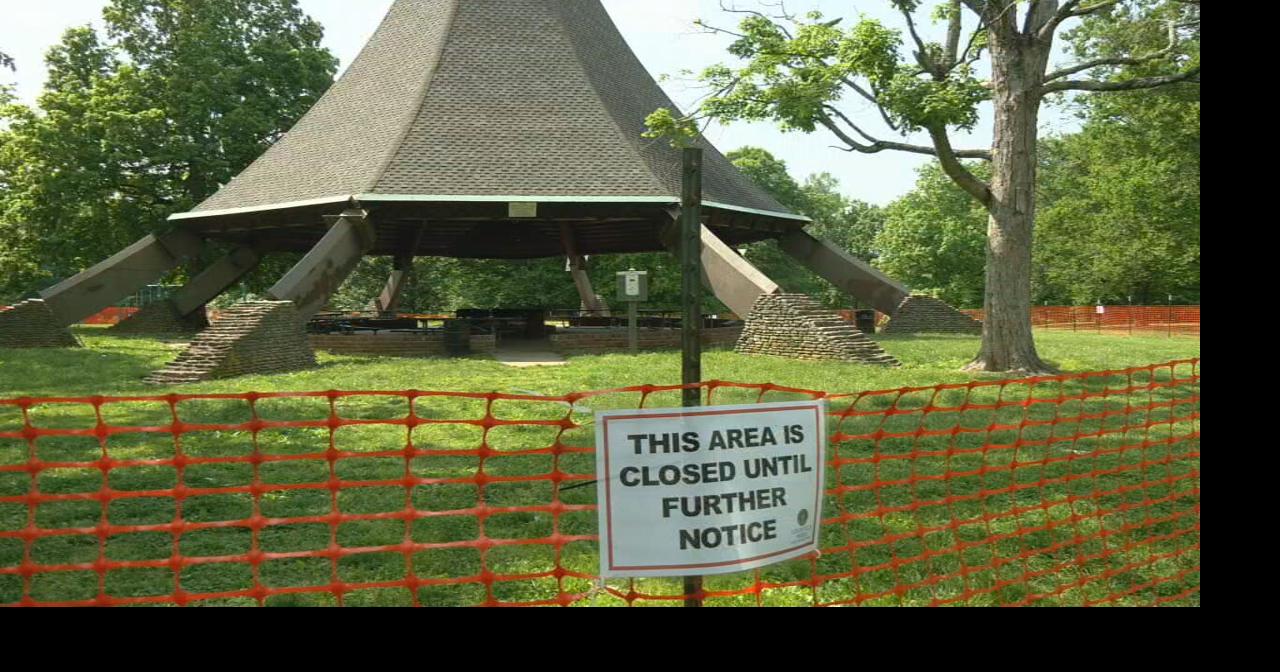 Hogan's Fountain Pavilion at Cherokee Park closes due to structural ...
