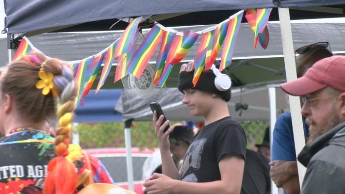 Pride festival in southern Indiana hosted at Big Four Station Park in ...