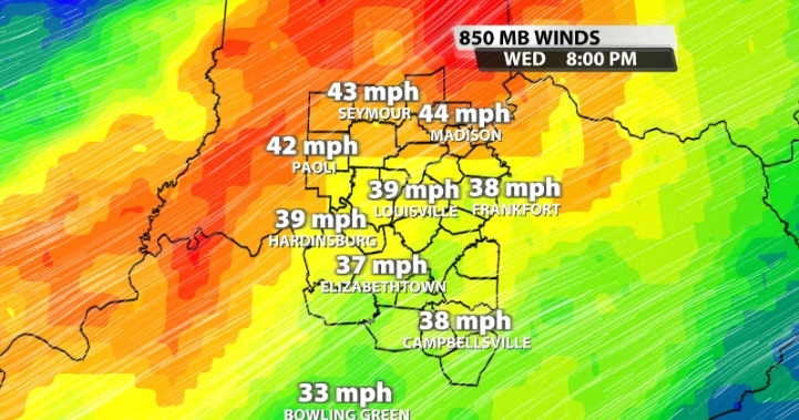 Severe storms possible Wednesday evening | Weather Blog | wdrb.com