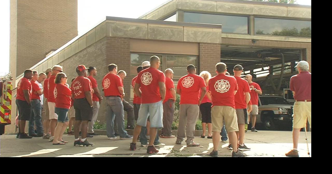 Louisville firefighter union rallies upon shut-down of fire company on Rubel Avenue (Aug. 2019 ...