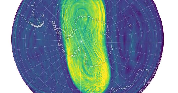 ATMOSPHERE ABOVE ANTARCTICA: A Series Of Rare Disturbances In The ...