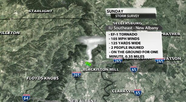 TORNADO TALLY Is Now Up To 5 From Sunday's Severe Weather Event ...