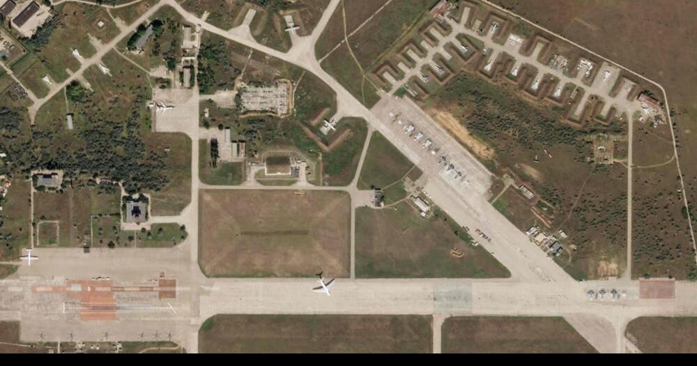 Satellite image of Saki Air Base | | wdrb.com