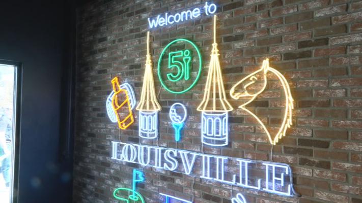 Five Iron Golf opens its newest indoor golf simulator space on Market ...