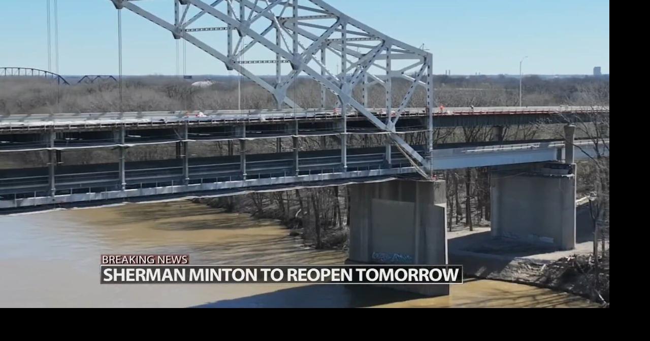 Sherman Minton Bridge expected to reopen on Wednesday | Wdrb-video ...
