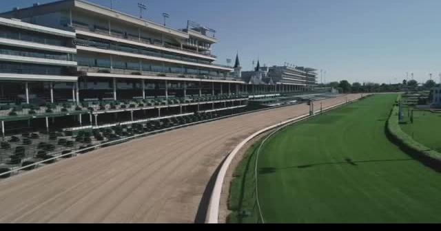 DRONE footage of Churchill Downs including the Winner's Circle | | wdrb.com