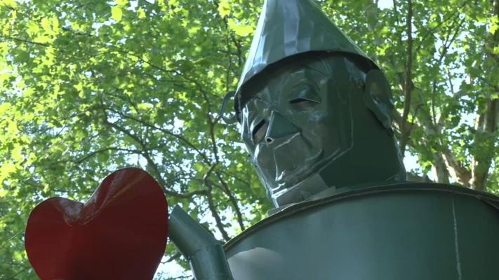 Bernheim Forest’s new 27-foot Tin Man sculpture encourages connection ...