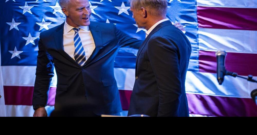 U.S. Rep. Sean Patrick Maloney celebrating primary win with husband ...