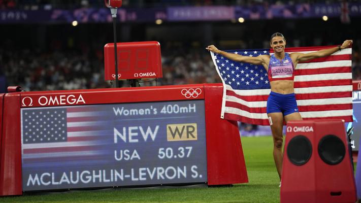 Former UK star Sydney McLaughlin-Levrone breaks world record for ...