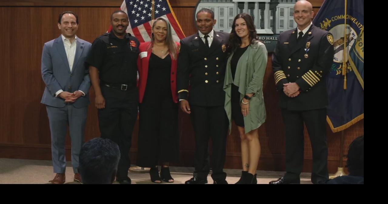 Louisville Fire Department celebrates promotion of 22 firefighters to ...