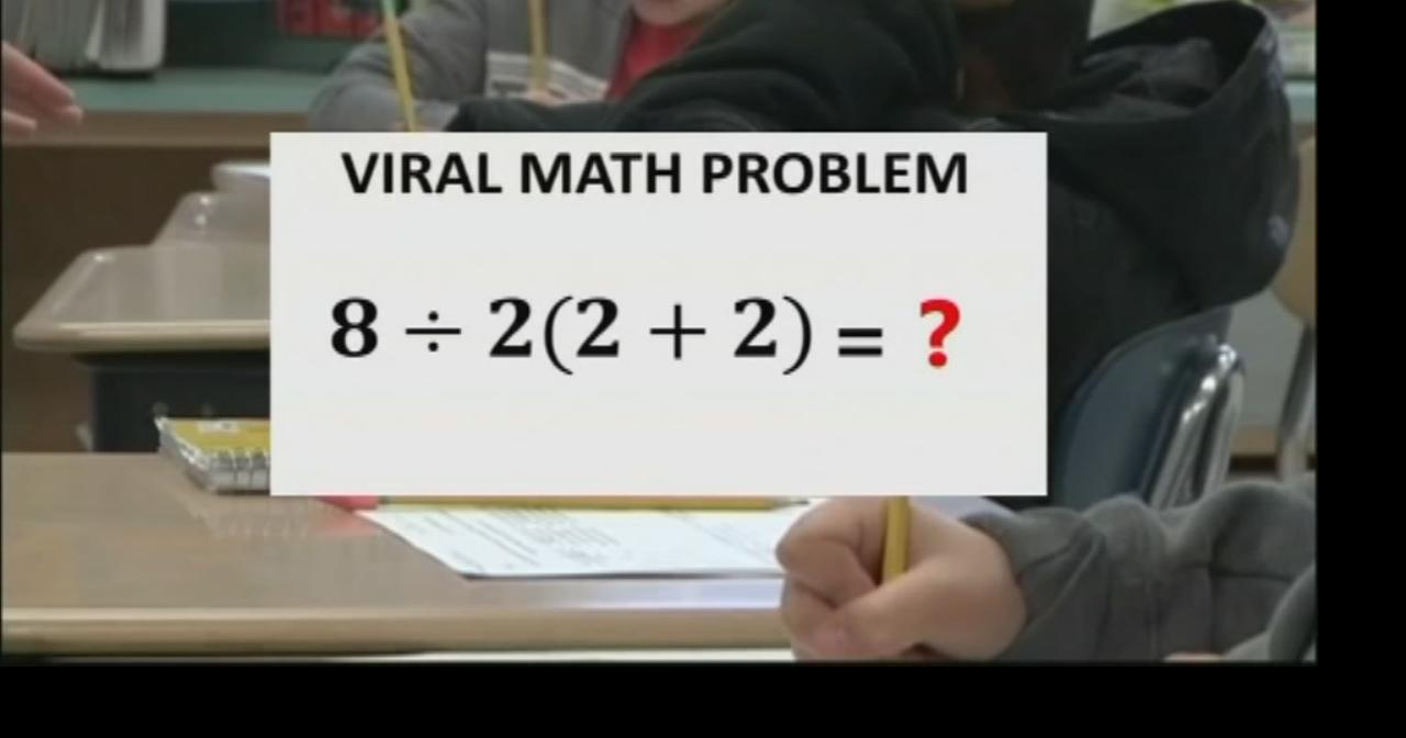 Can you solve this viral math problem? | Morning | wdrb.com