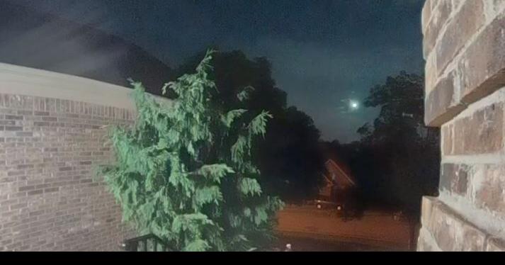 Fireball meteor passing over Louisville skies videoed on doorbell ...