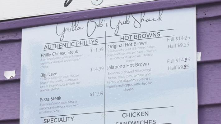 Gorilla Bob's Grub Shack in Valley Station serving food to support ...