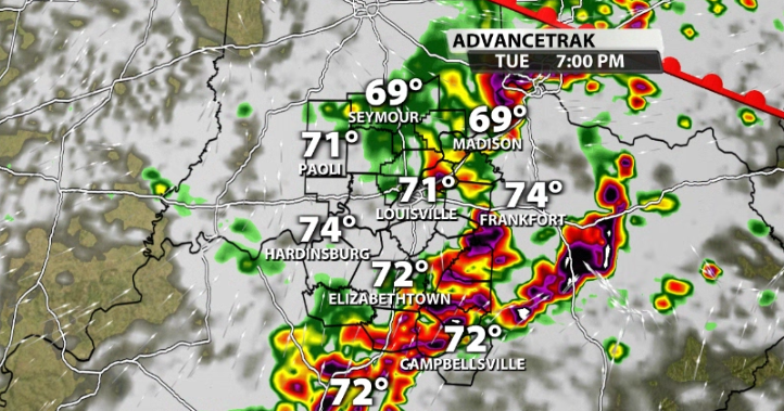 Early look at Tuesday's severe chance | Weather Blog | wdrb.com