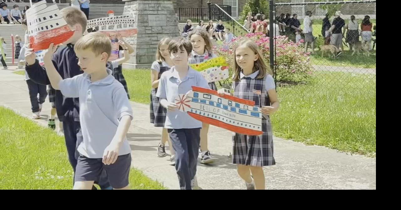 5th graders hold Derby parade complete with homemade floats, costumes ...