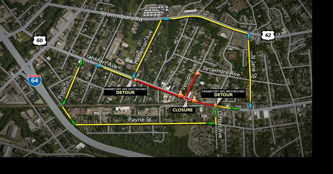 Clifton intersection to close Thursday morning as MSD repairs sewer ...