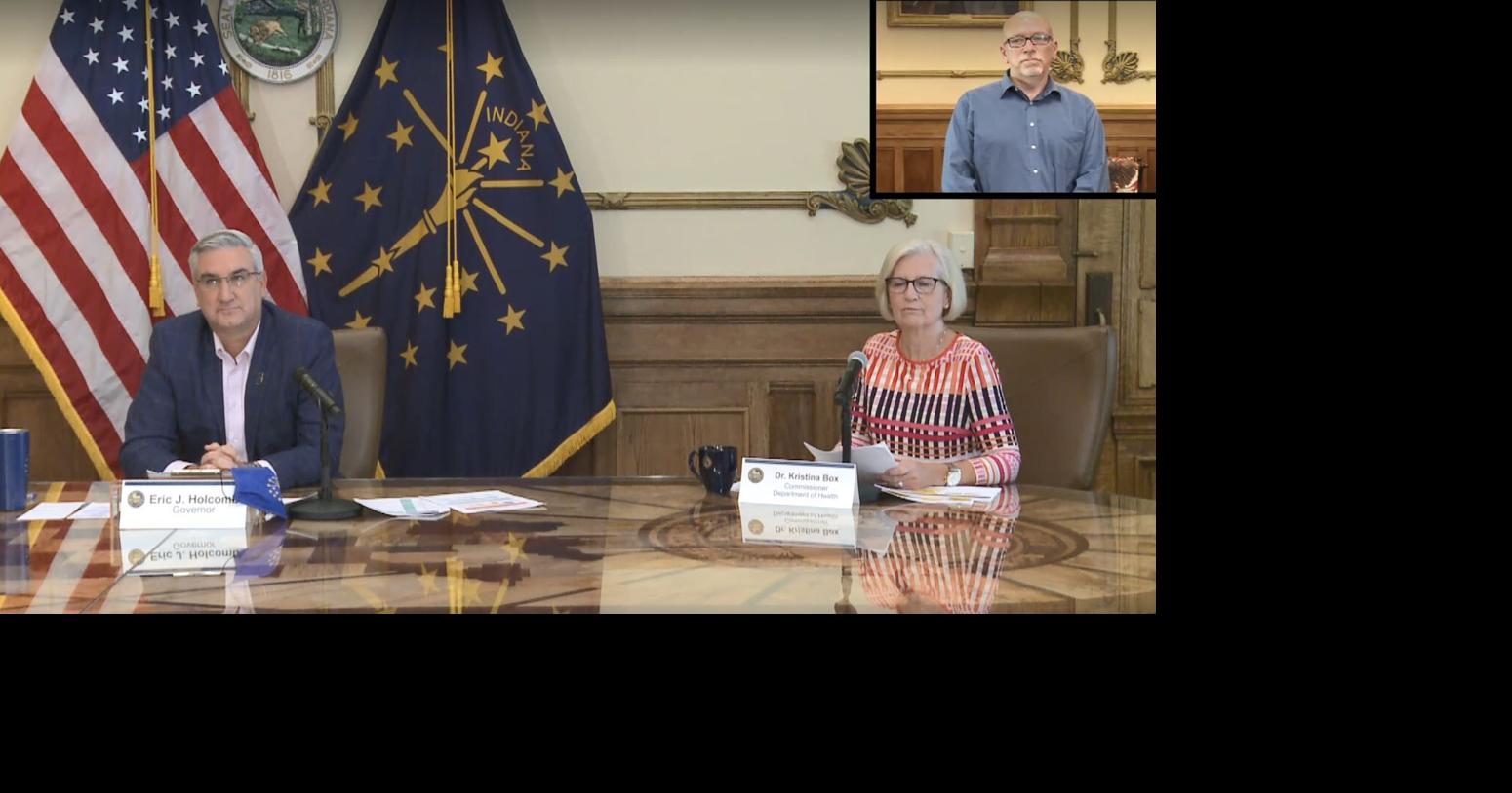 Holcomb again delays Indiana's COVID-19 reopening plan, citing ...