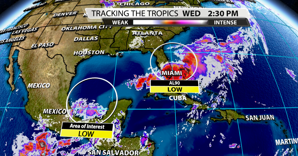 Tracking The Tropics: Two Areas Of Interest | Weather Blog | wdrb.com