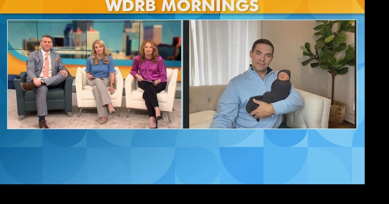 Sterling Riggs introduces his son Miller to the WDRB Mornings crew ...