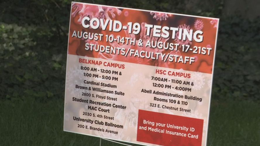 U of L begins mandated COVID-19 testing for on-campus students | Local ...