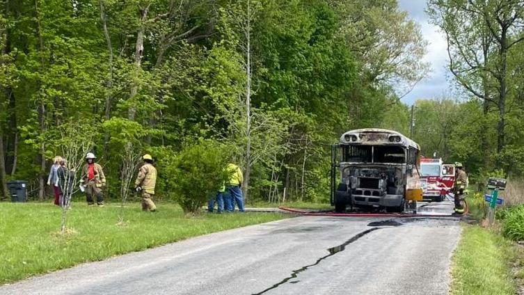 'Heroic' bus driver credited with saving students from school bus fire near Madison, Indiana ...
