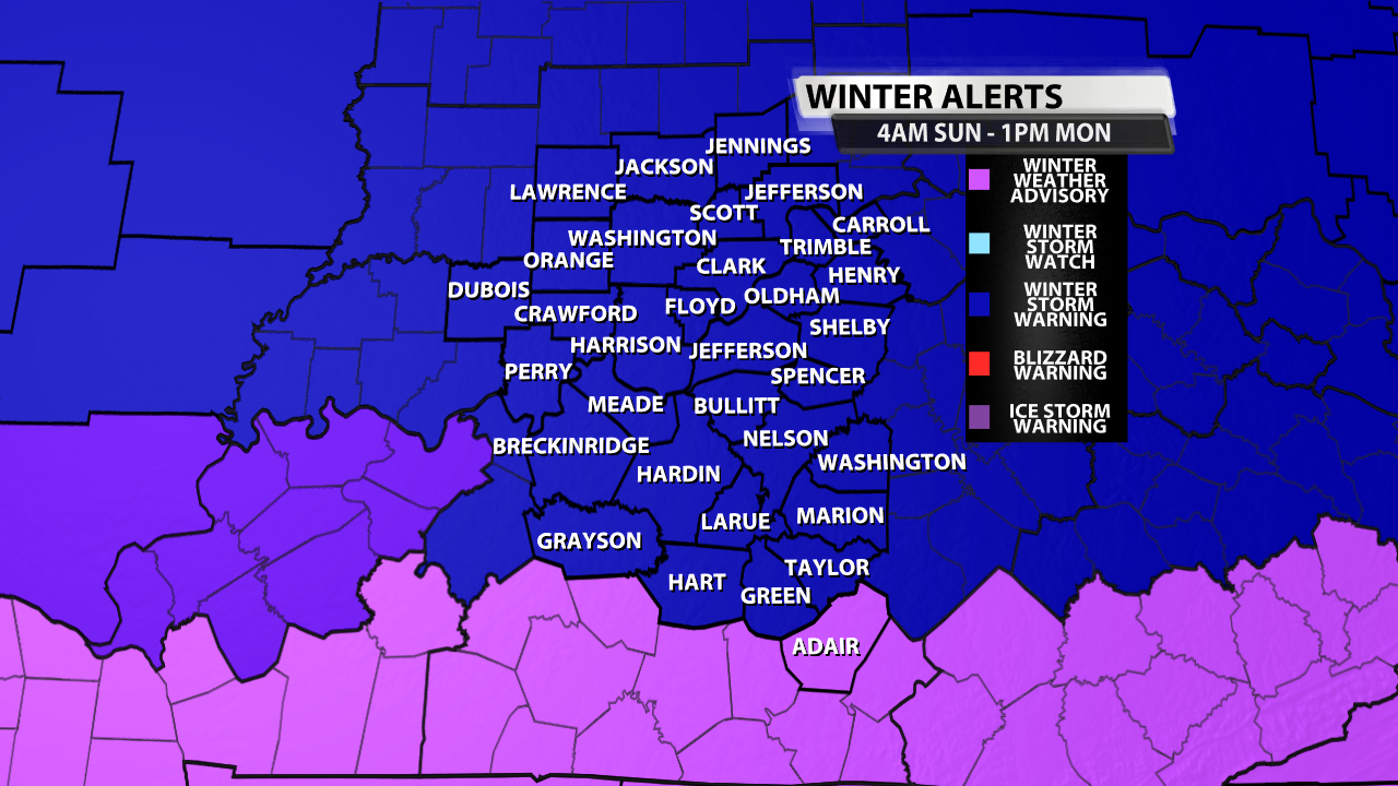 The winter storm is almost here! | Weather Blog | wdrb.com
