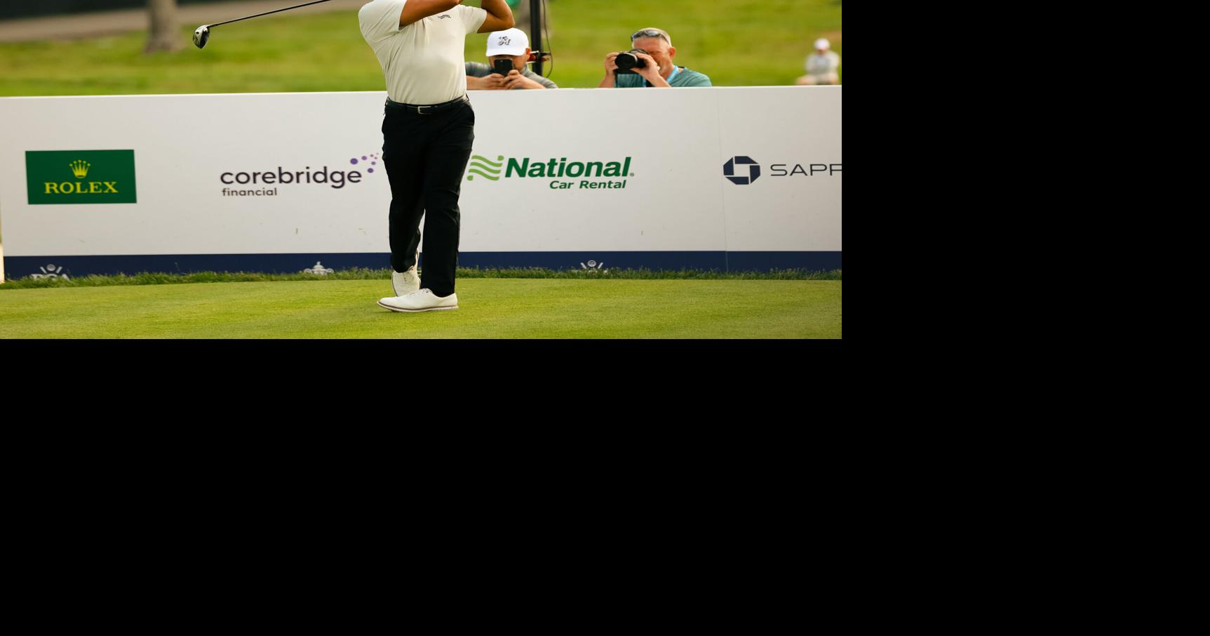 IMAGES | Tiger Woods, big crowds headline day 1 of PGA Championship ...