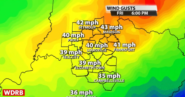 YO-YO Temperatures: When To Expect A 45 Degree Drop And Wind Gusts Up ...
