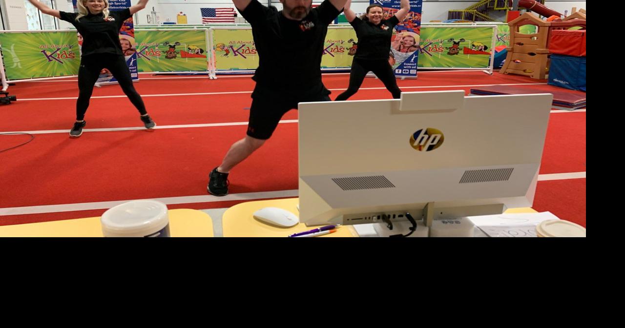 Instructors and students connect on the internet with a Virtual PE ...